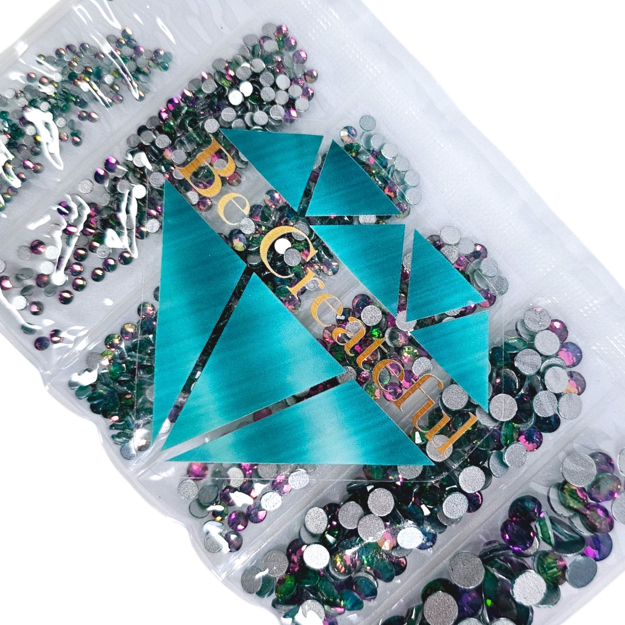 Multi-Size Mystique Cactus Bloom Flatback Rhinestones - US Supplier – Be Createful