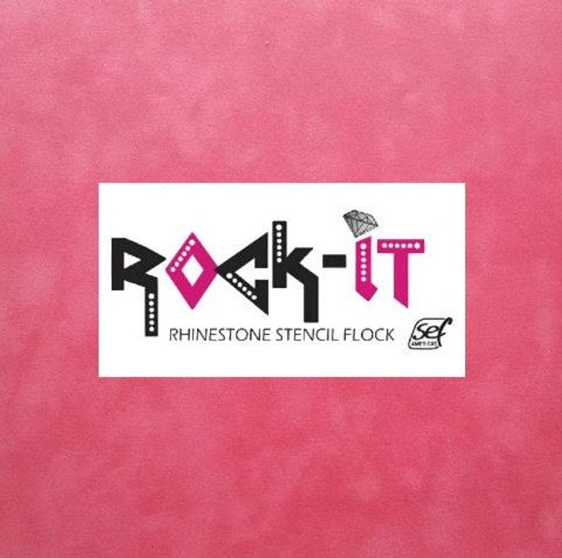 Rhinestone Flock Template Material for Plotters | Be Createful