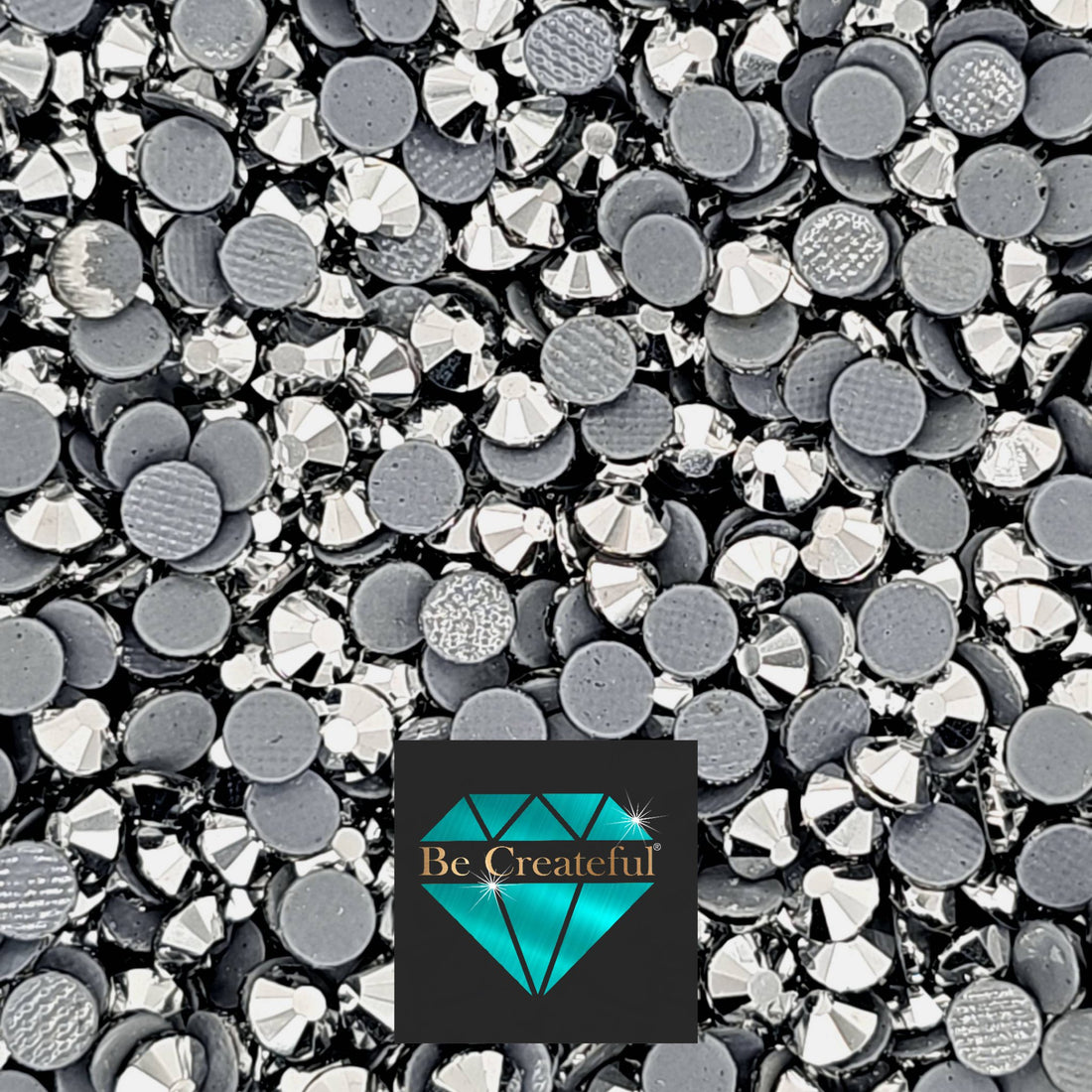 LUXE® Silver Hematite/Crystal Labrador Hotfix Rhinestones – Be Createful