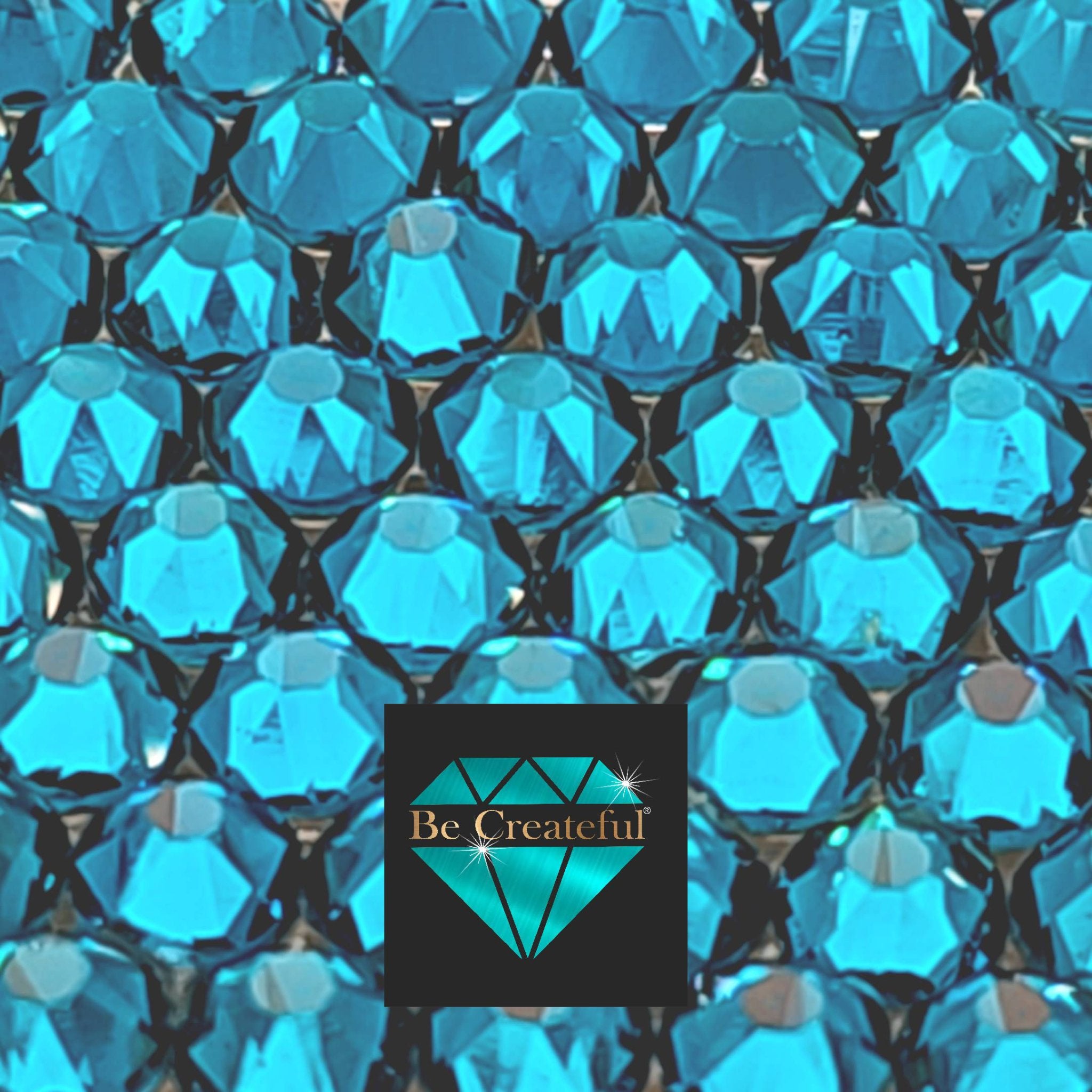 BULK LUXE® Blue Zircon Flatback Rhinestone - 2088 Facet Rhinestone ...