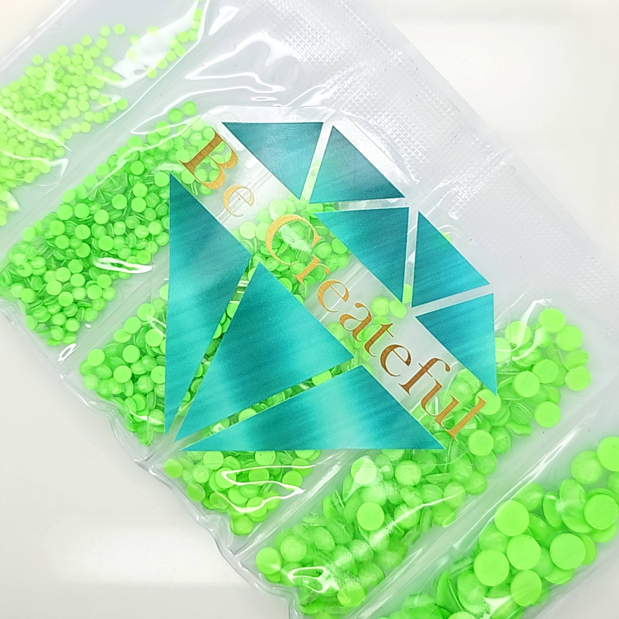 CLEARANCE Multi-Size Neon Lime Flatback Rhinestones - Fast Shipping ...