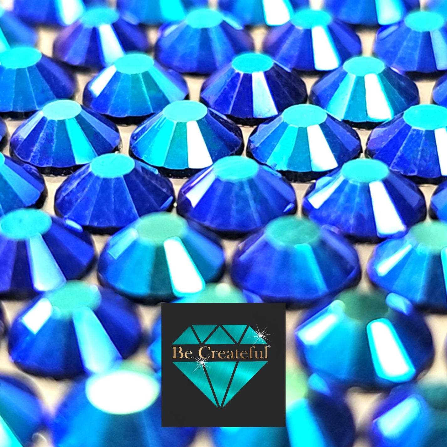 Multi-Size Jet AB Foil Flatback Rhinestones - US Wholesale Rhinestones ...