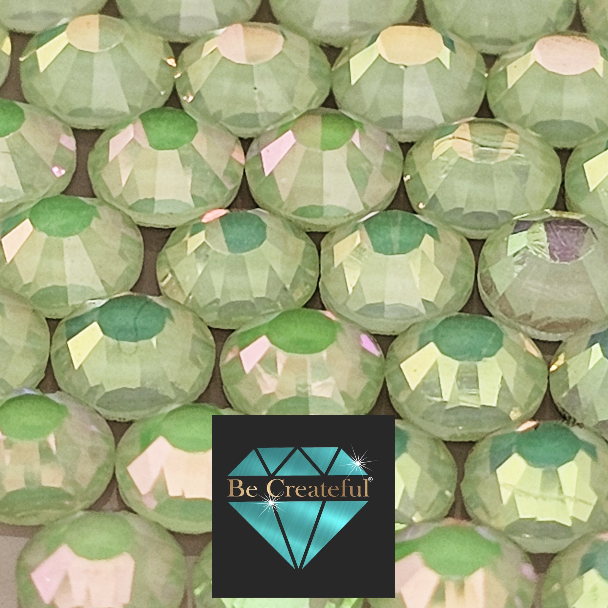 Mystique Mint Flatback Rhinestones -High Quality Glass Rhinestones – Be ...