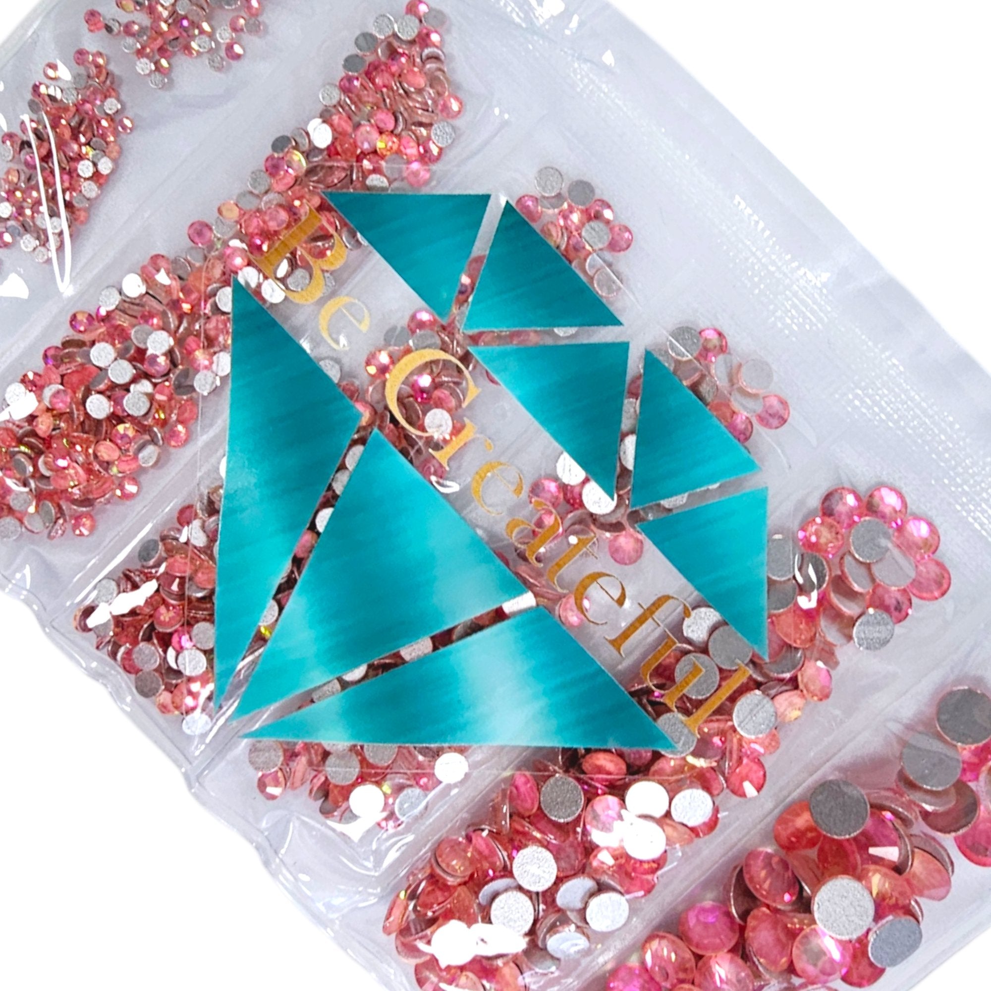 Multi-Size Mystique Coral Flatback Rhinestones - US Rhinestone Supplier ...