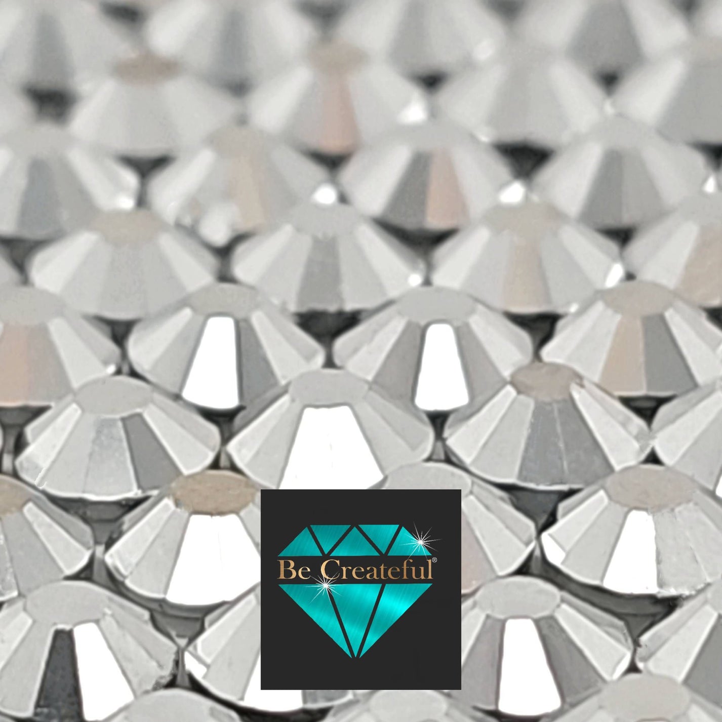 LUXE® Silver Hematite/Crystal Labrador Hotfix Rhinestones – Be Createful