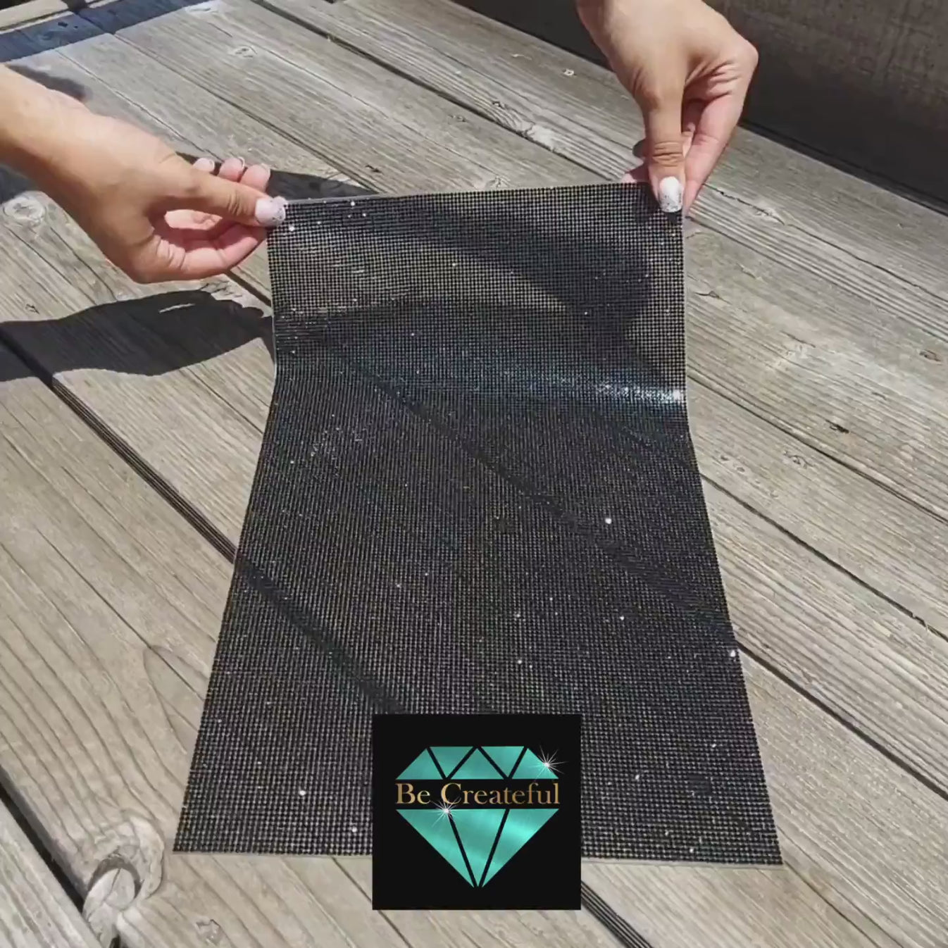 Hotfix Jet Black Rhinestone Sheets - SS6 Black Rhinestone Sheets – Be ...