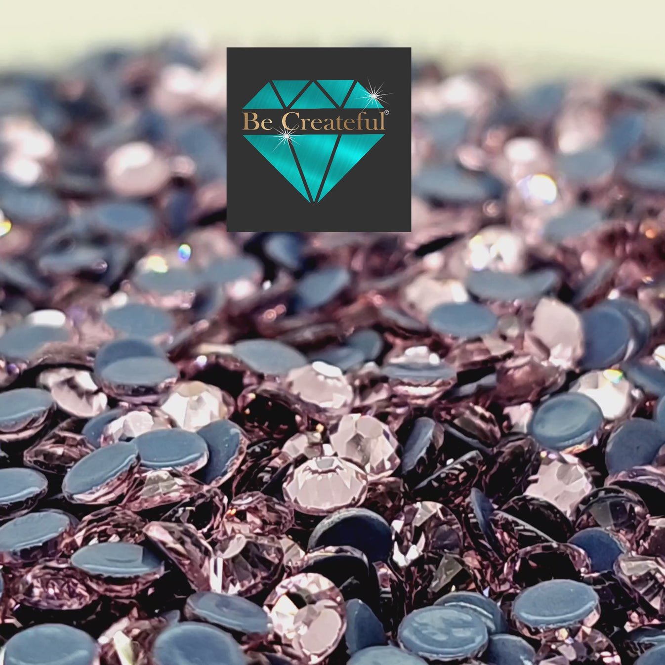 LUXE® Pink Hotfix Glass Rhinestones - 5 ⭐ Rated – Be Createful