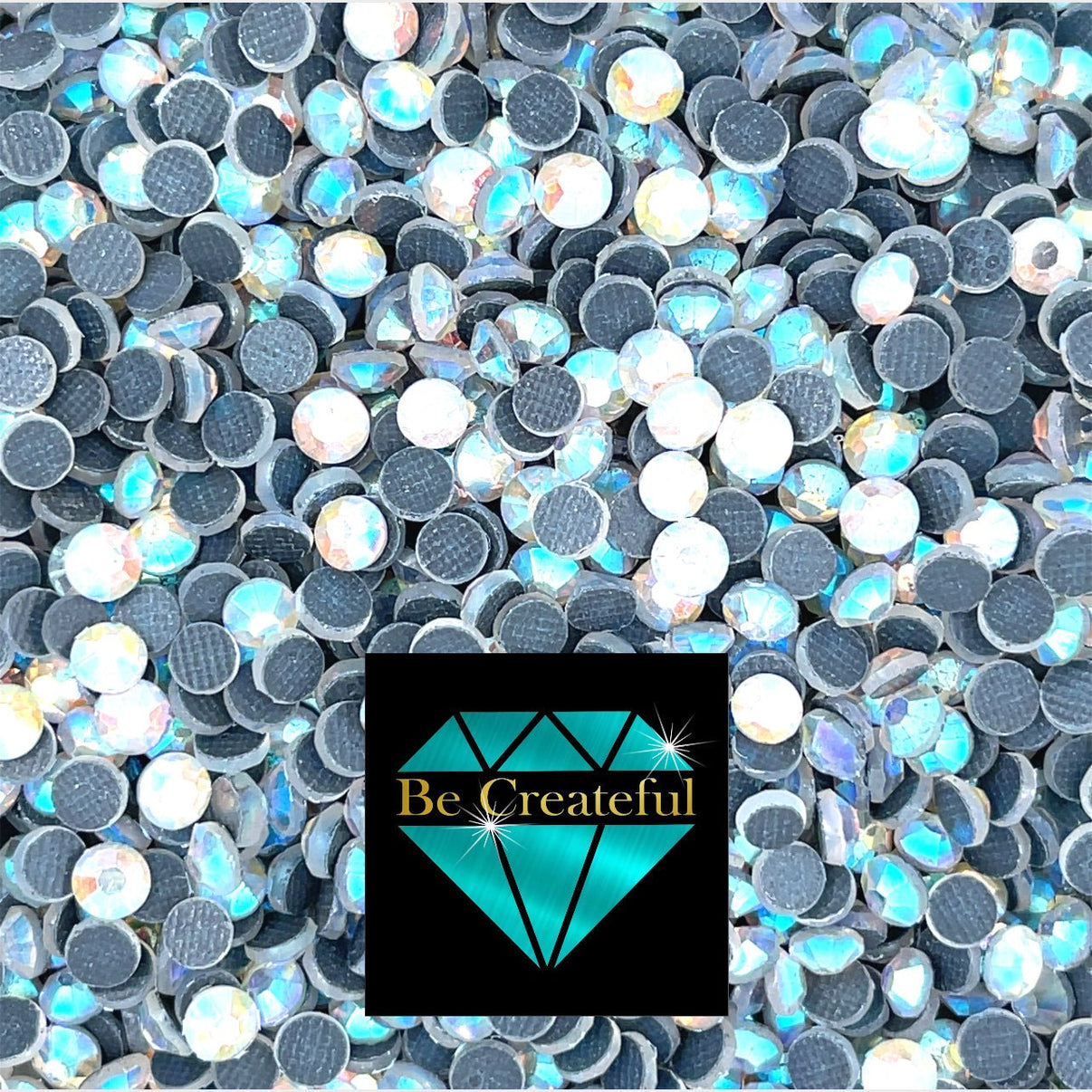 DMC Crystal AB Glass Hotfix Rhinestones - Hotfix Rhinestone – Be Createful