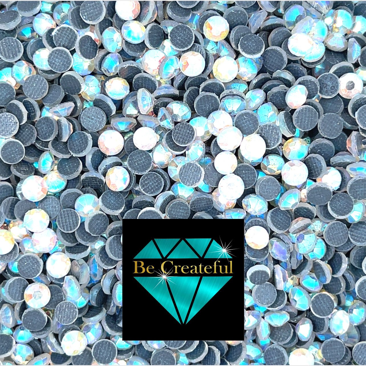 DMC Crystal AB Glass Hotfix Rhinestones - Hotfix Rhinestone – Be Createful