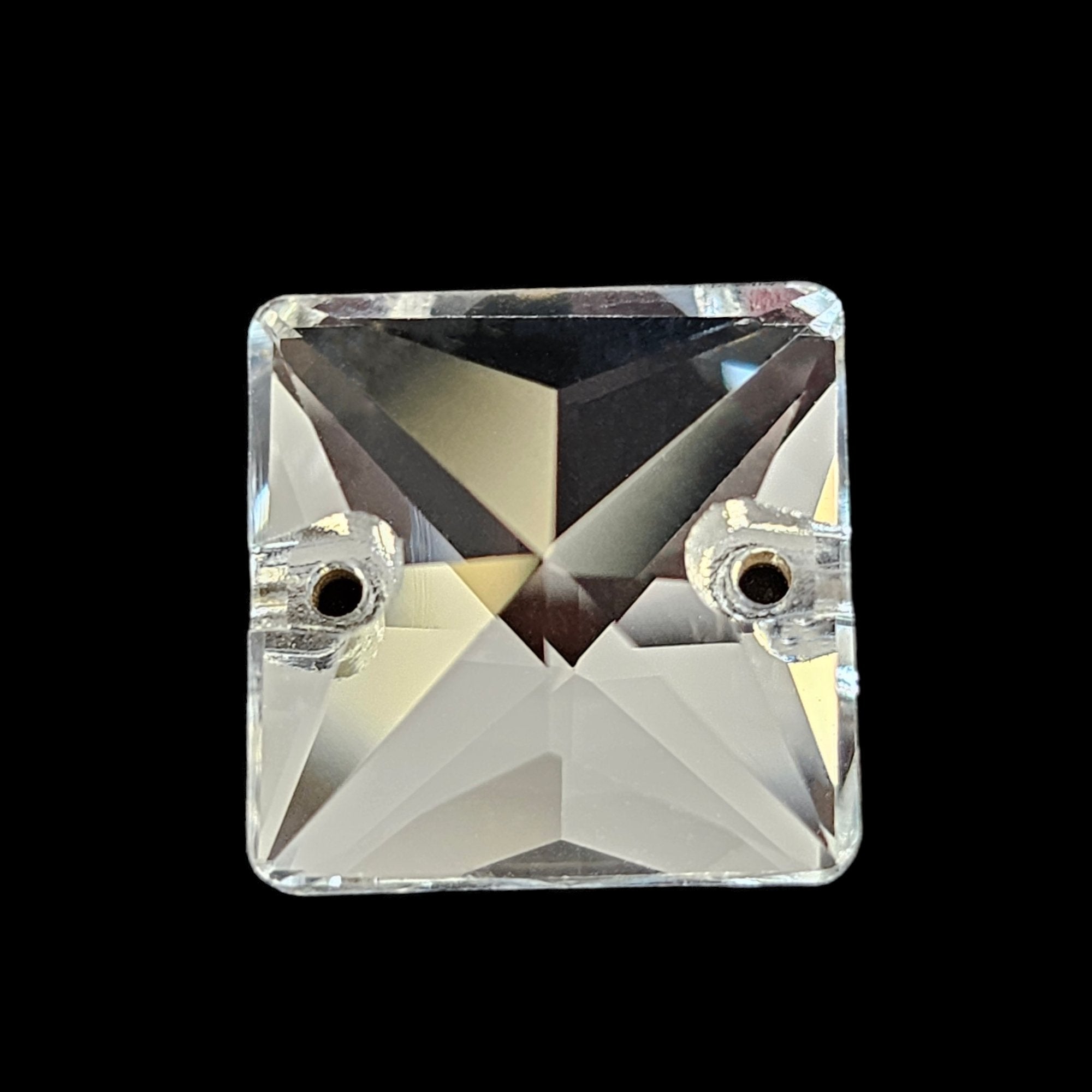 Crystal Square Shaped Sew On Rhinestones - Fancy Square Rhinestones 💎 ...