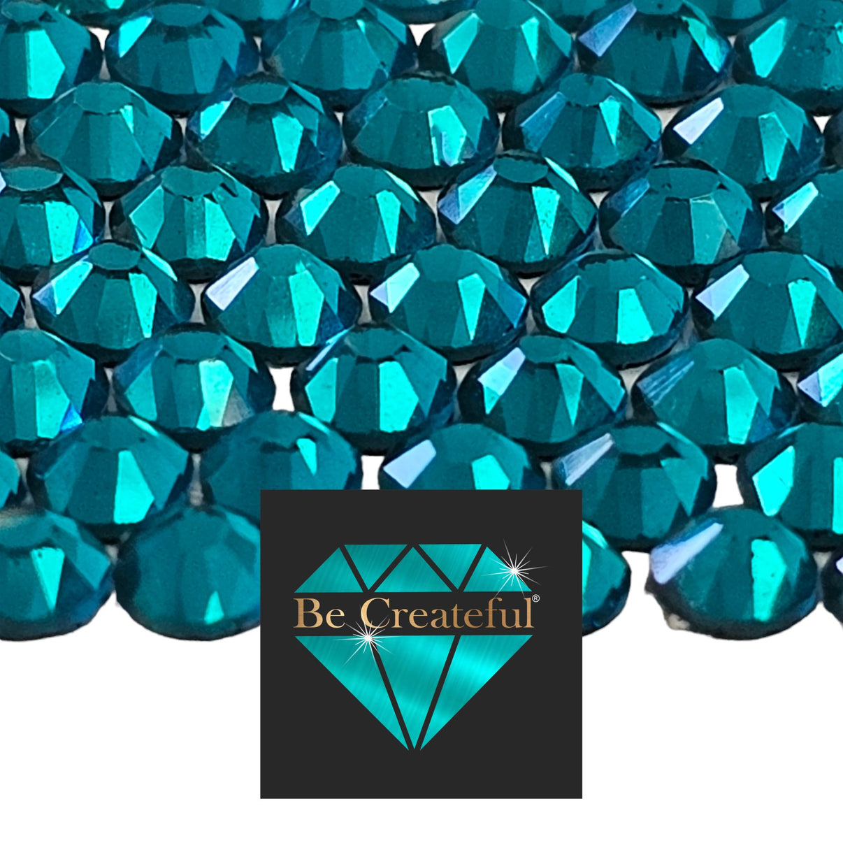 DMC Blue Zircon Glass Hotfix Rhinestones - Hotfix Rhinestone – Be Createful