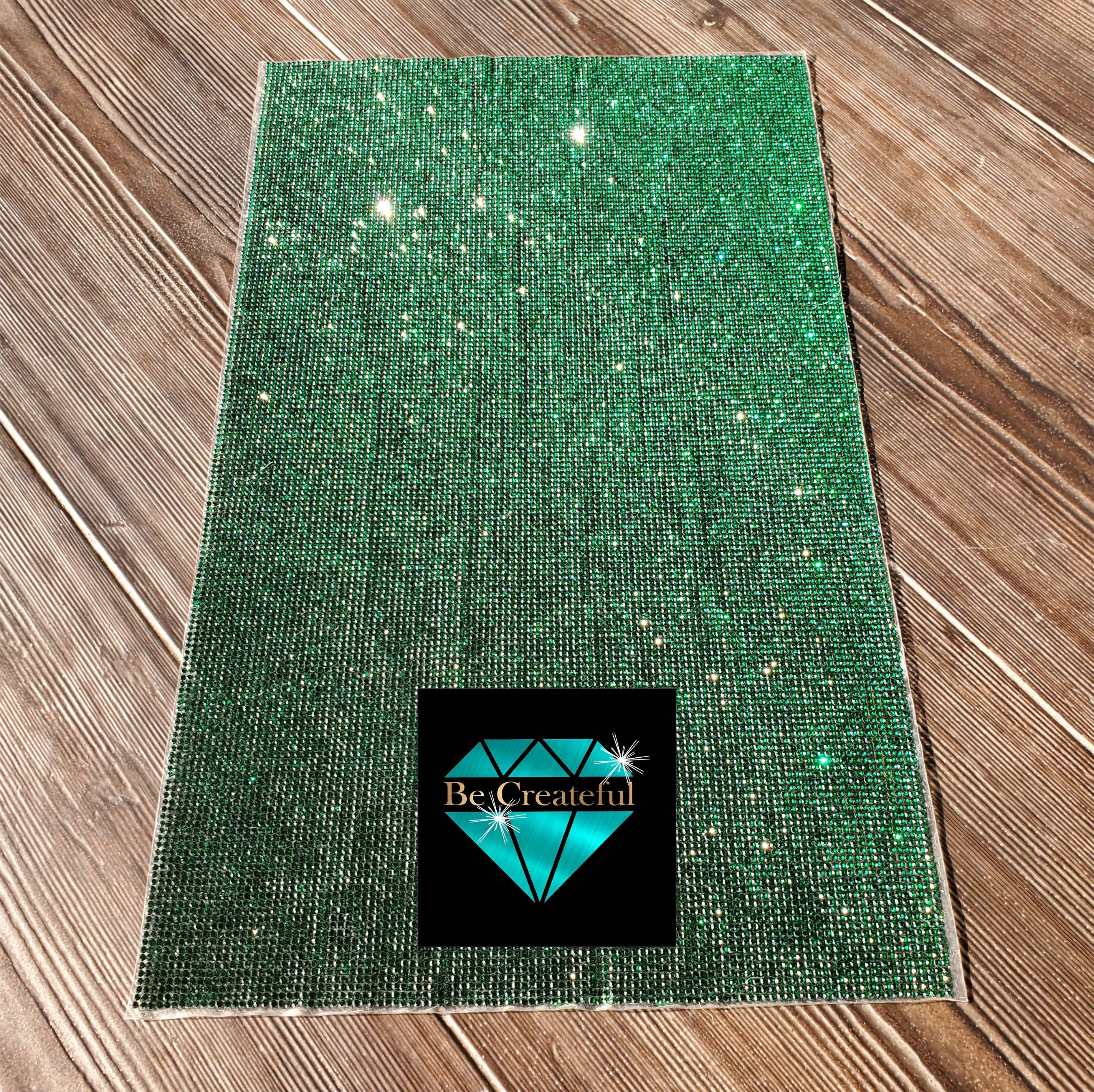 Emerald Green Glass Hotfix Rhinestone Sheets - US Rhinestone Store ...
