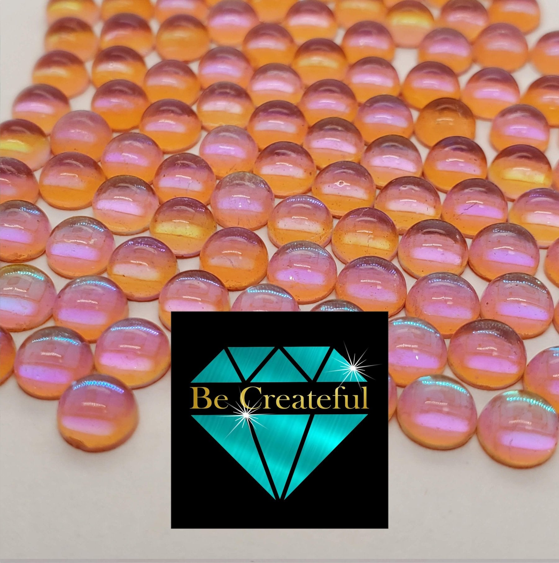 Flatback Orange Mermaid Tears - Fast Shipping! – Be Createful