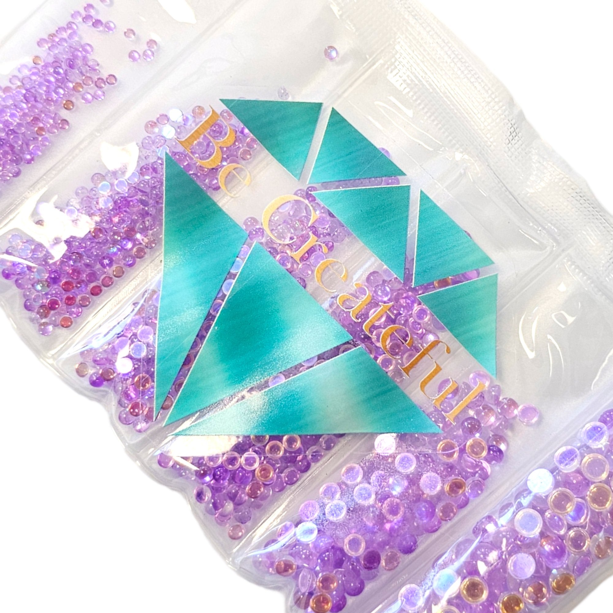 Multi-Size Mermaid Tear Light Purple Flatback Rhinestones – Be Createful