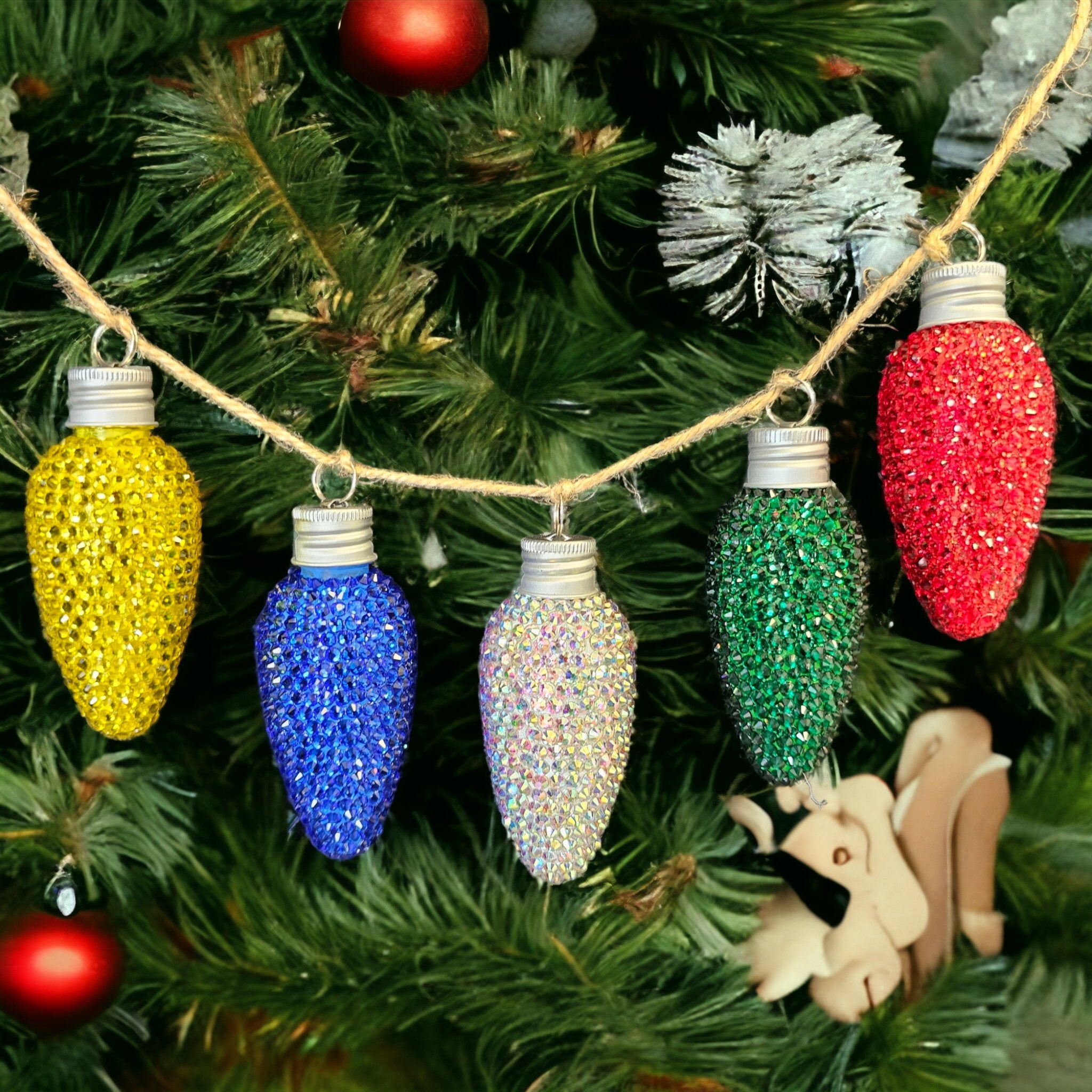 Limited Edition Flatback Christmas Light Rhinestone Kit - Set of 5 – Be ...